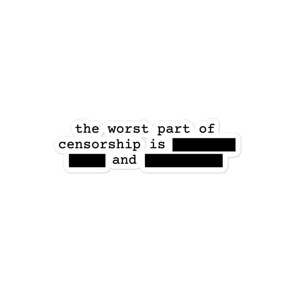 Censorship Sticker - Organized Adviser